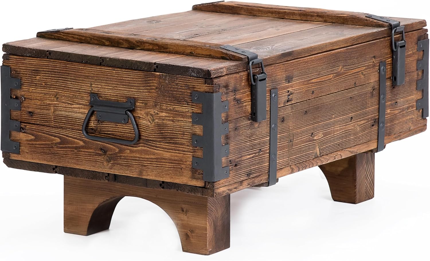 Emdivayn Coffee table in rustic style, rectangular chest table, large ...