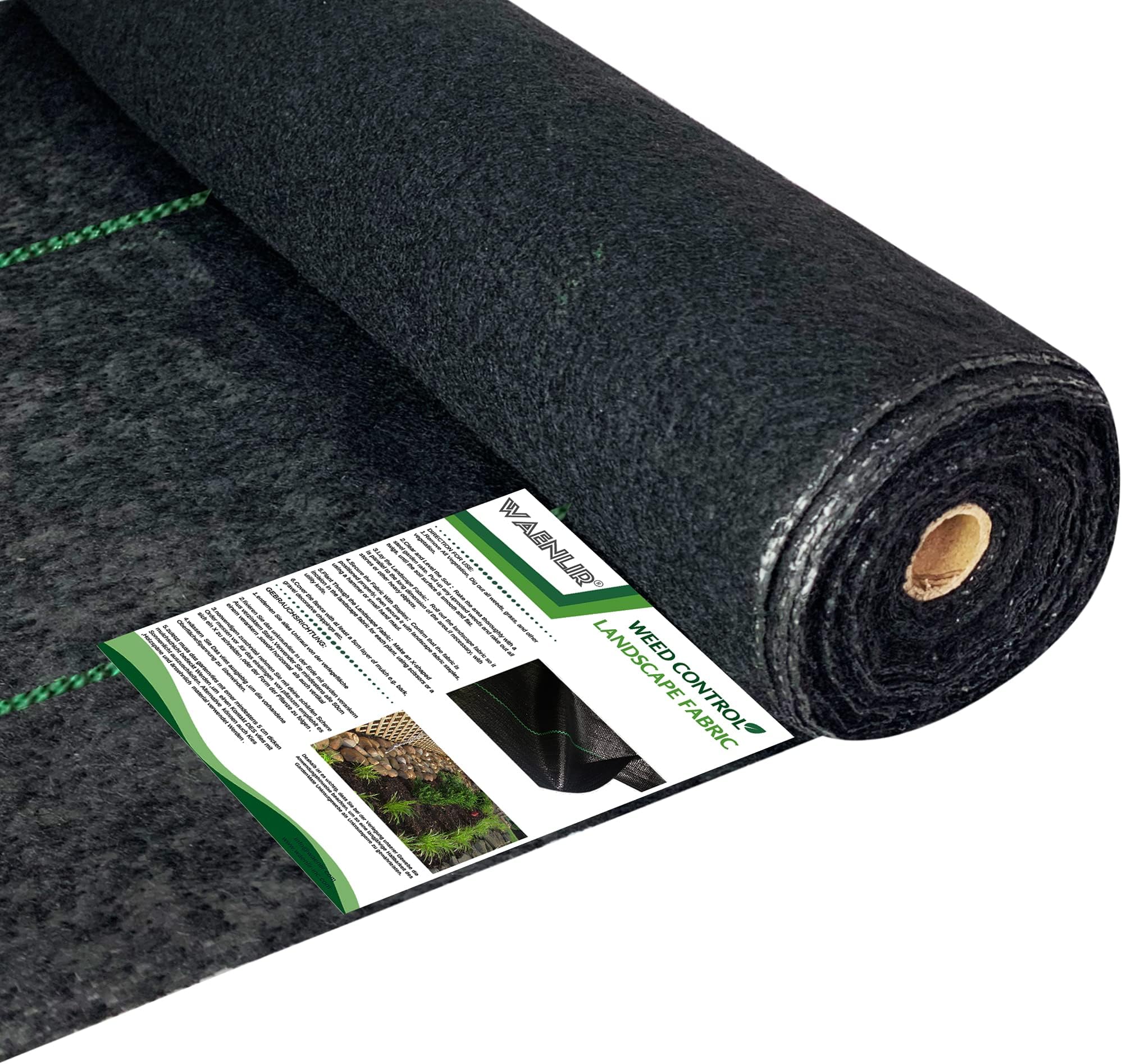 Amazon.com : Dewitt 4 x 100 Foot Weed and Mulch Barrier Landscape Woven ...