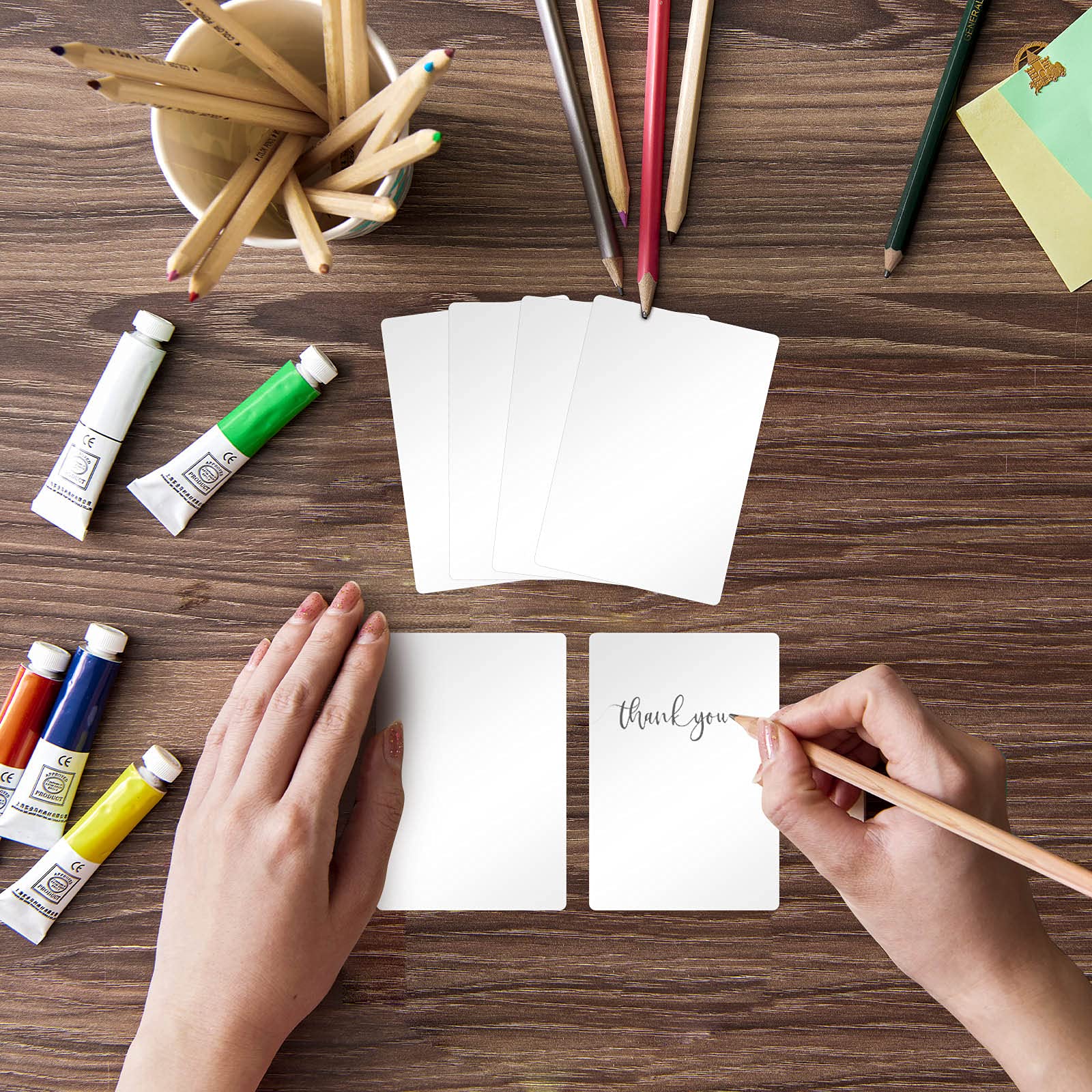 Snapklik.com : WJPC 110PCS Poker Size Blank Playing Cards