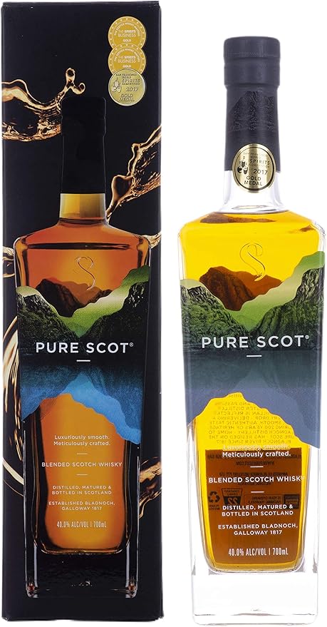 Pure Scot Blended Scotch Whisky : Amazon.co.uk: Grocery