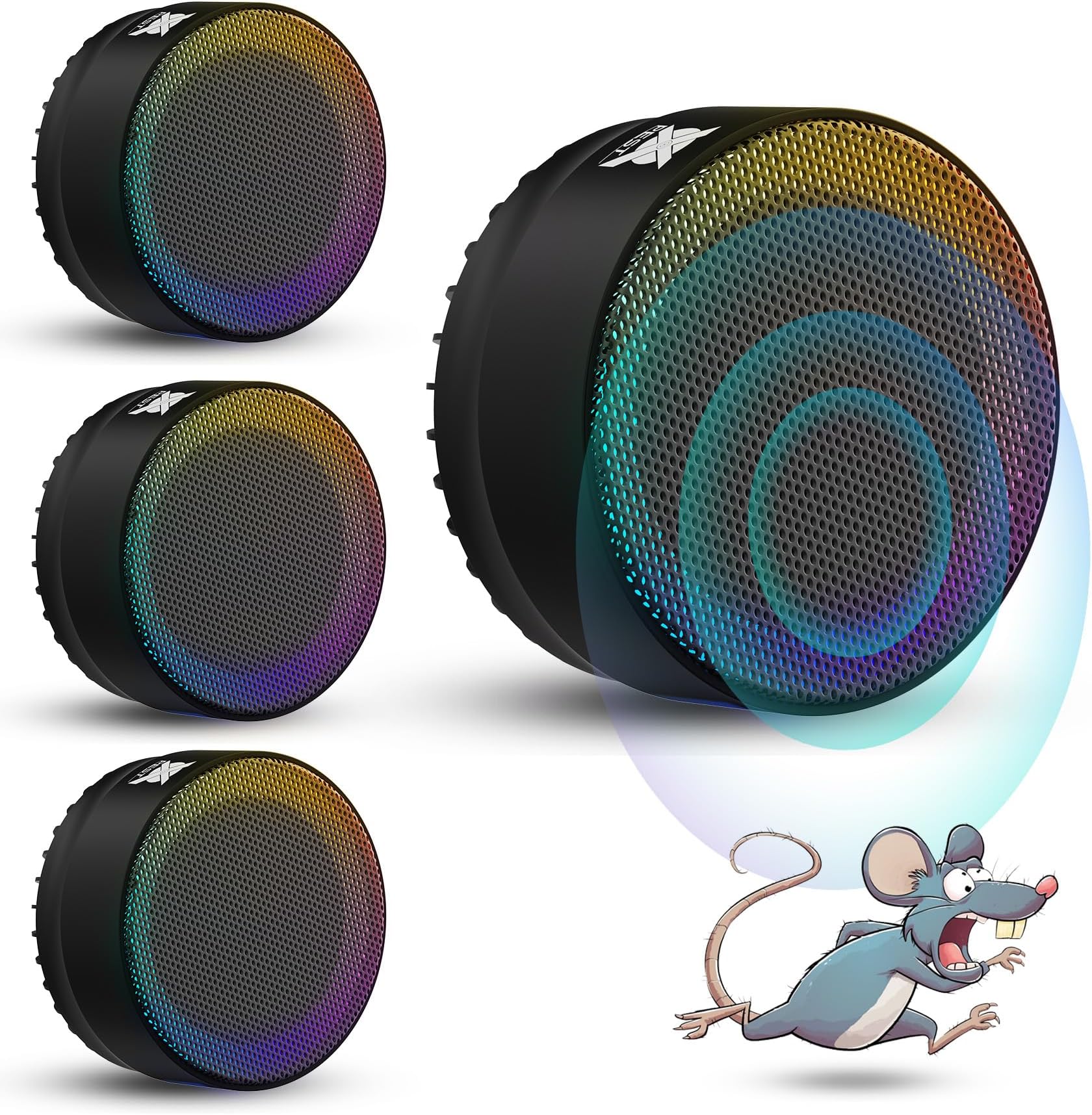 Amazon.com: 2025 Upgraded Mouse Repellent, Ultrasonic Pest Repeller ...