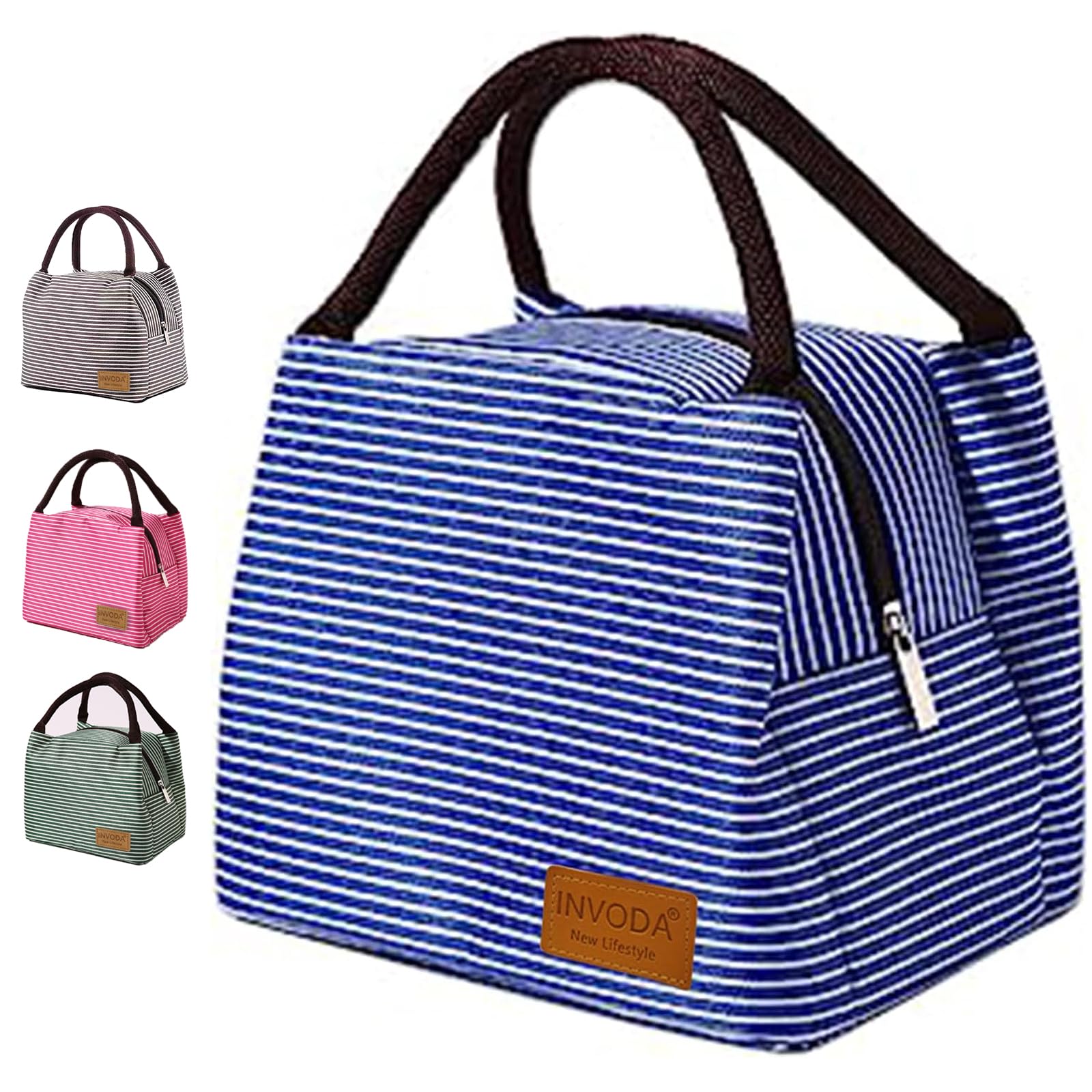 Amazon.com: Lunch Bags Reusable Lunch Tote Bags Portable Lunch Cooler ...