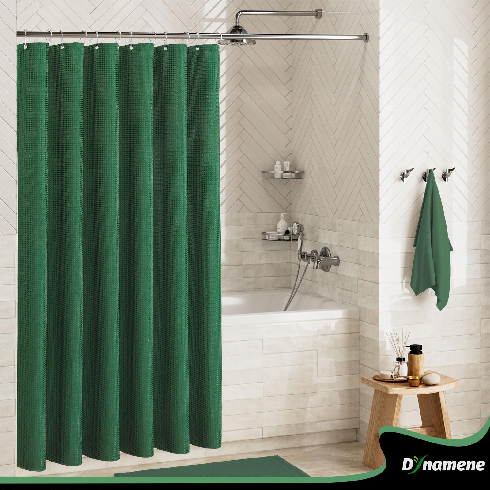 Cortina De Ducha Novedosa OTraki Cortinas Ducha Impermeable PEVA