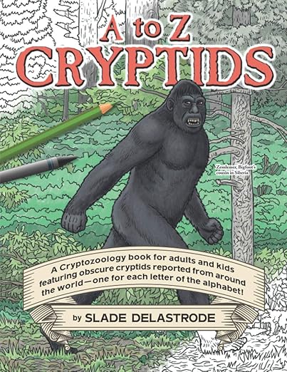 Amazon.com: A to Z Cryptids: A Cryptozoology Coloring Book for Adults ...