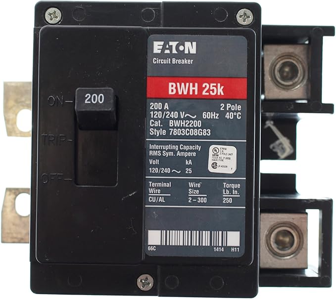 BWH2200 25k BW Main Breaker - Circuit Breakers - Amazon.com