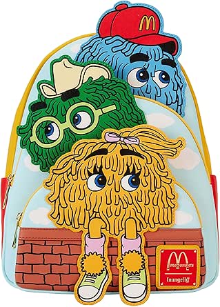 McDonald's Fry Kids Triple Pocket Mini Backpack by Loungefly Standard ...