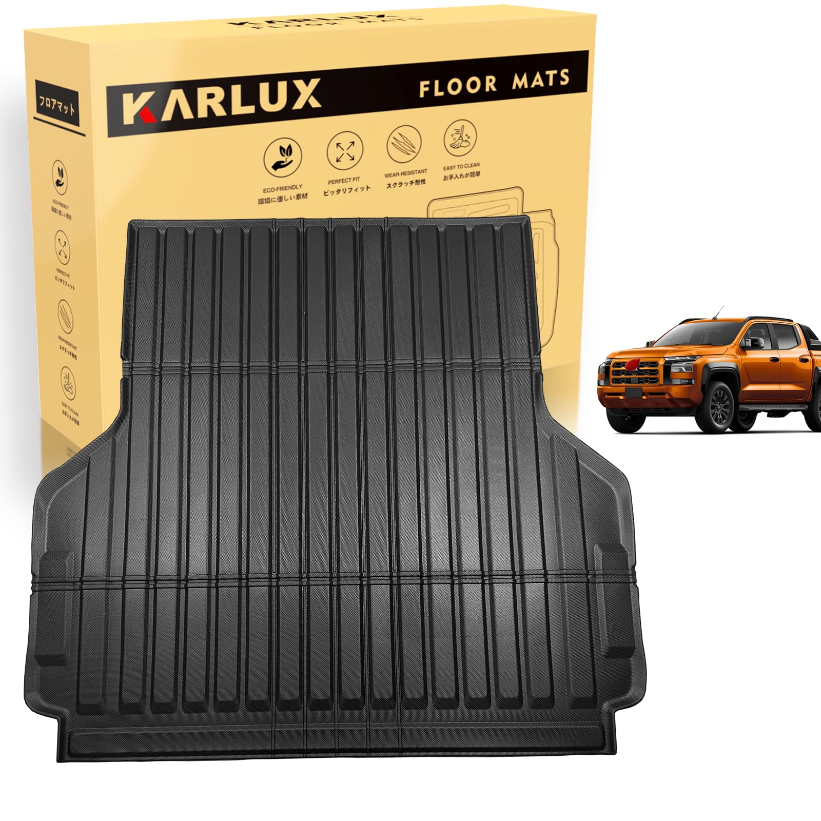 Amazon | KARLUX 三菱 ミツビシ 新型 トライトン LC2T 専用のラゲッジマット 。3Dカーマットは防水・防滑・防汚でTPE素材製。 新型TRITON 2024年2月~現行 ...