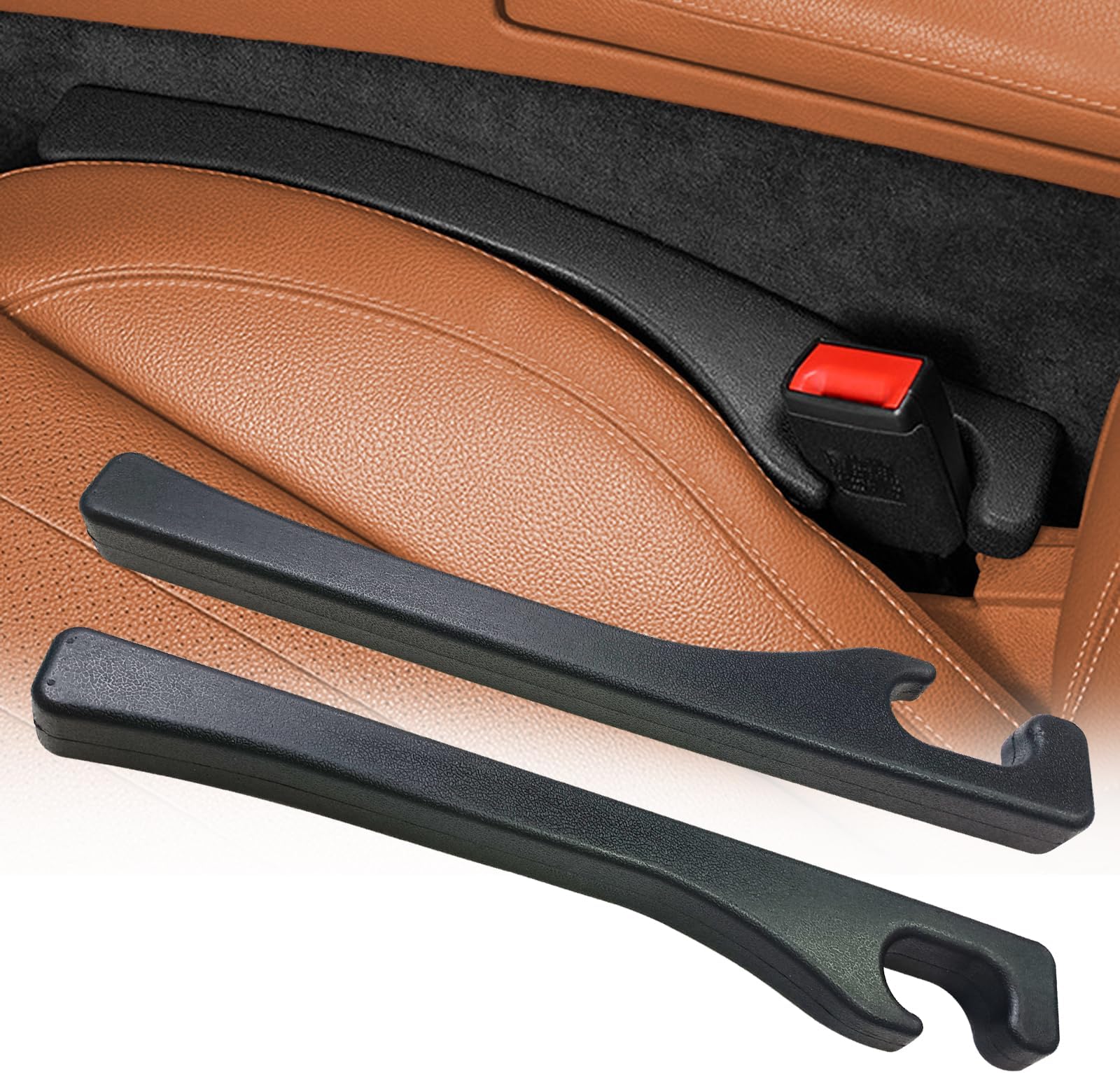 Amazon.com: 2 Pack Gap Filler for Car Seat,Leather Car Seat Gap Plug ...