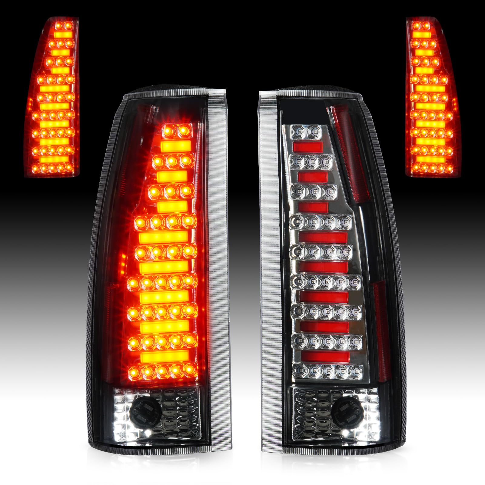 Amazon.com: LED Tail Lights Assembly Fit for Chevy & GMC C/K 1500 88-99 ...