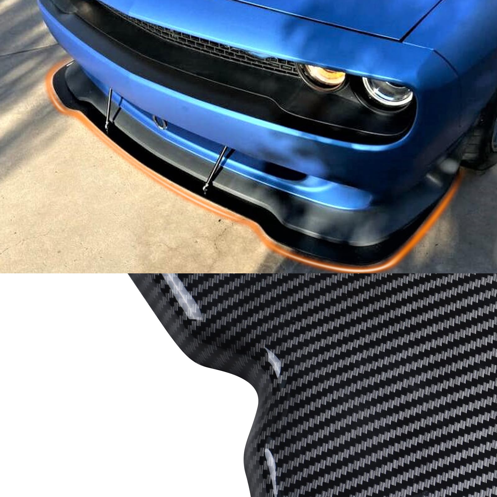 Snapklik.com : NOPOCA Front Bumper Lip Fit For 2012-2023 Dodge ...