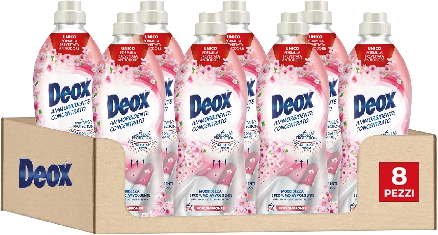 Deox - Ammorbidente Lavatrice Concentrato, 360 Lavaggi, Fiori ...