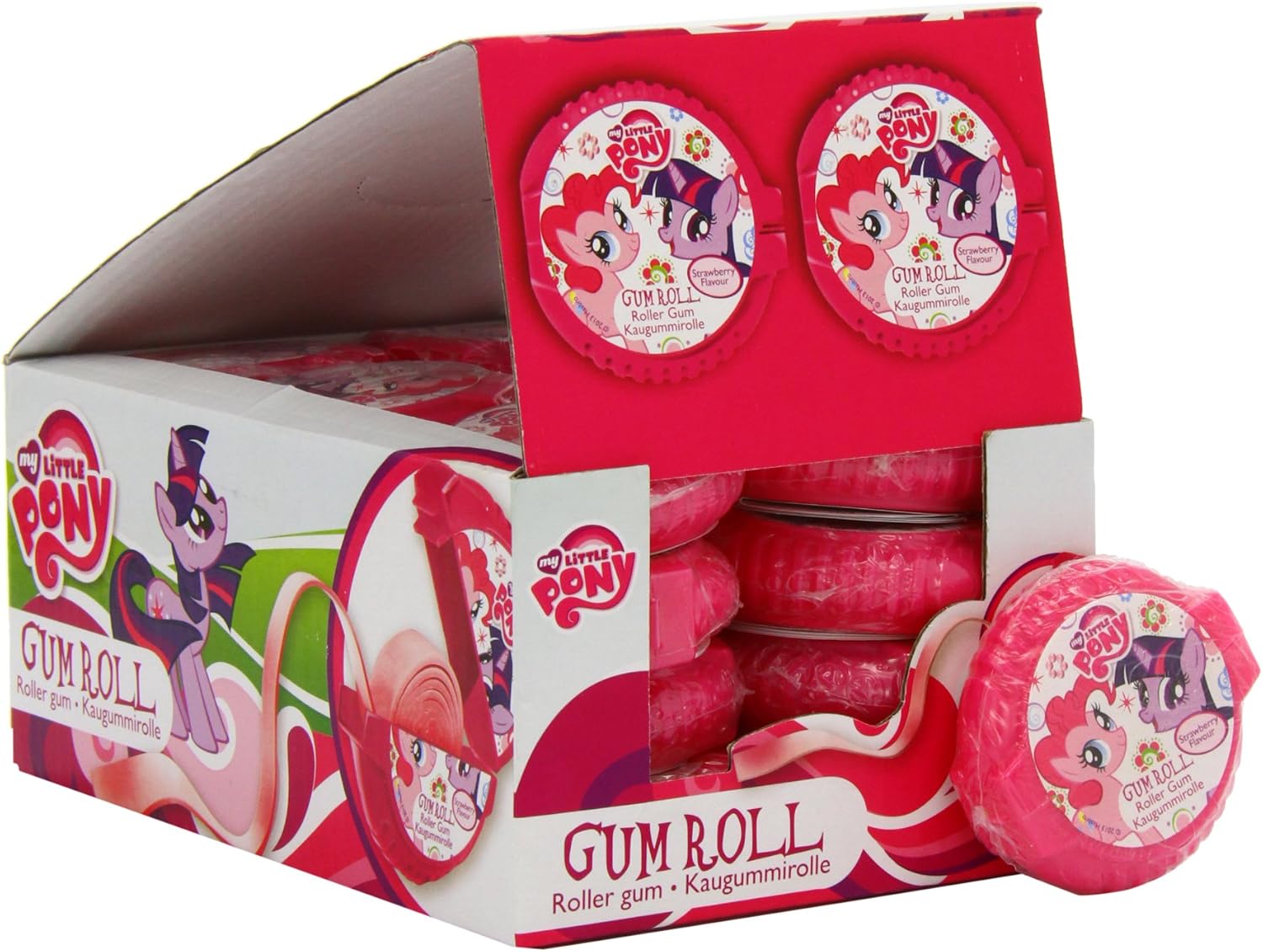 Bon Bon Buddies My Little Pony Gum Roll 18 g (Pack of 24) : Amazon.co ...