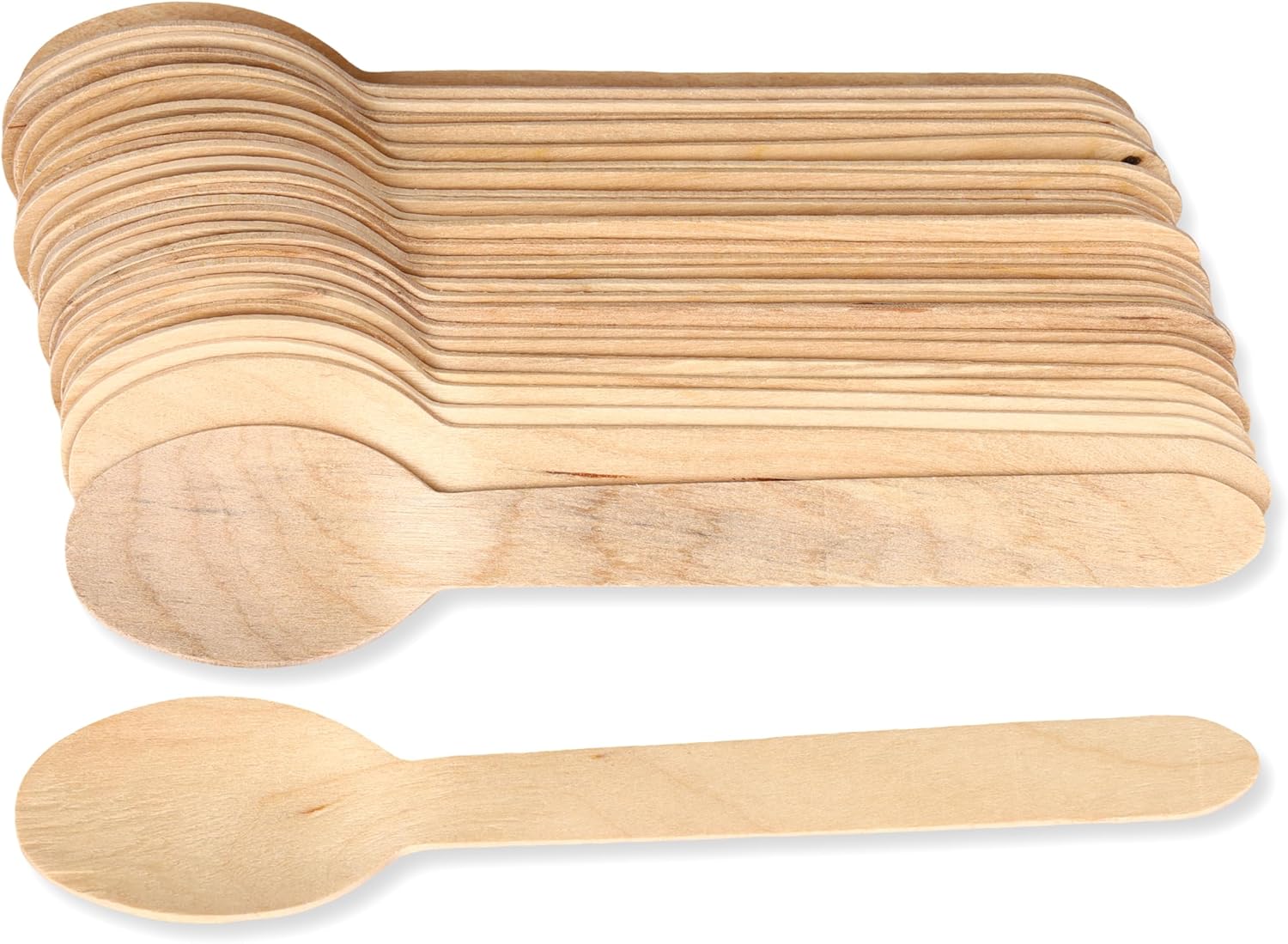 Amazon.com: Bless-International (Pack Of 100) Eco-Friendly-Spoons-100% ...