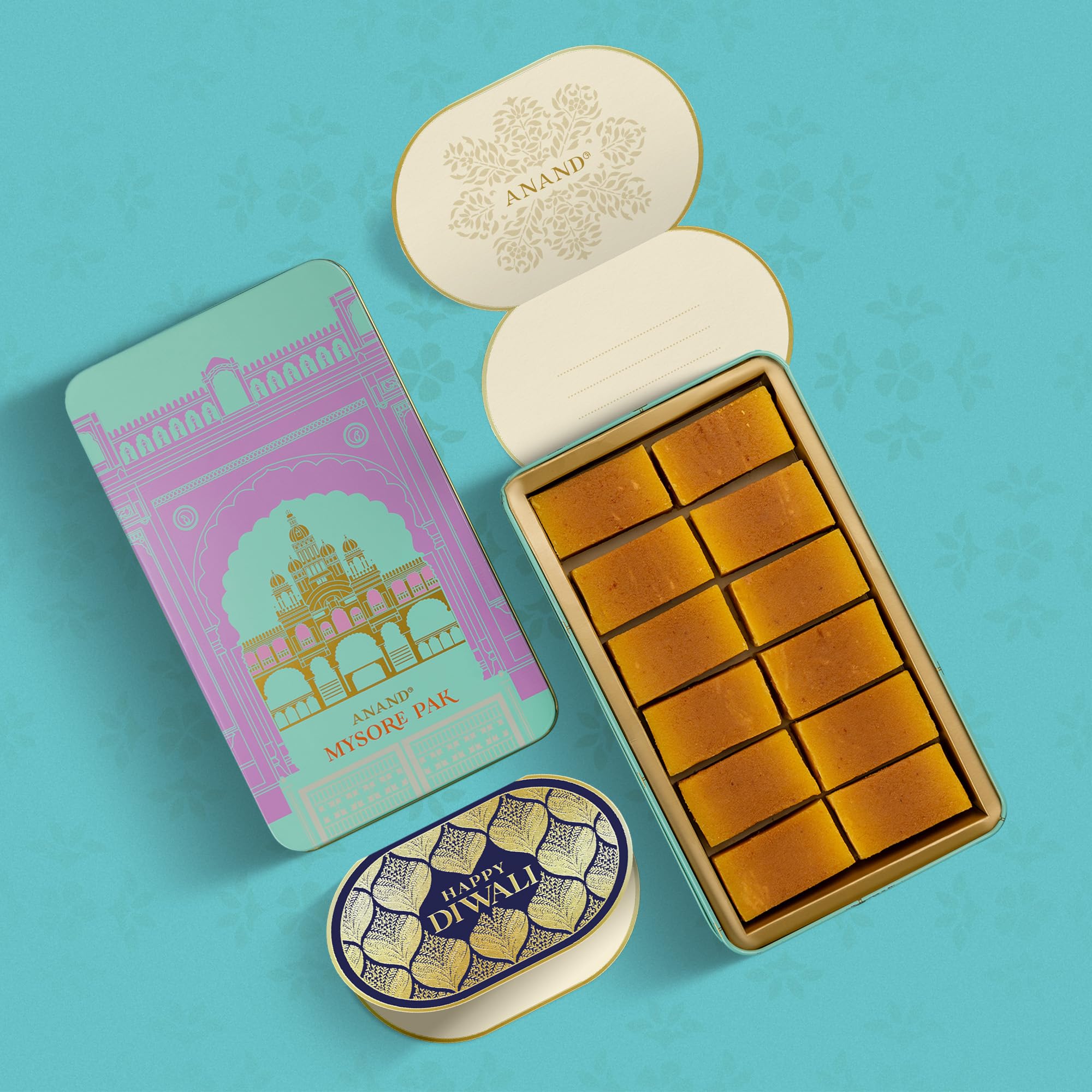 Buy ANAND Mysore Pak With 200g Cashews Pack - Special Pure Ghee Mysore ...