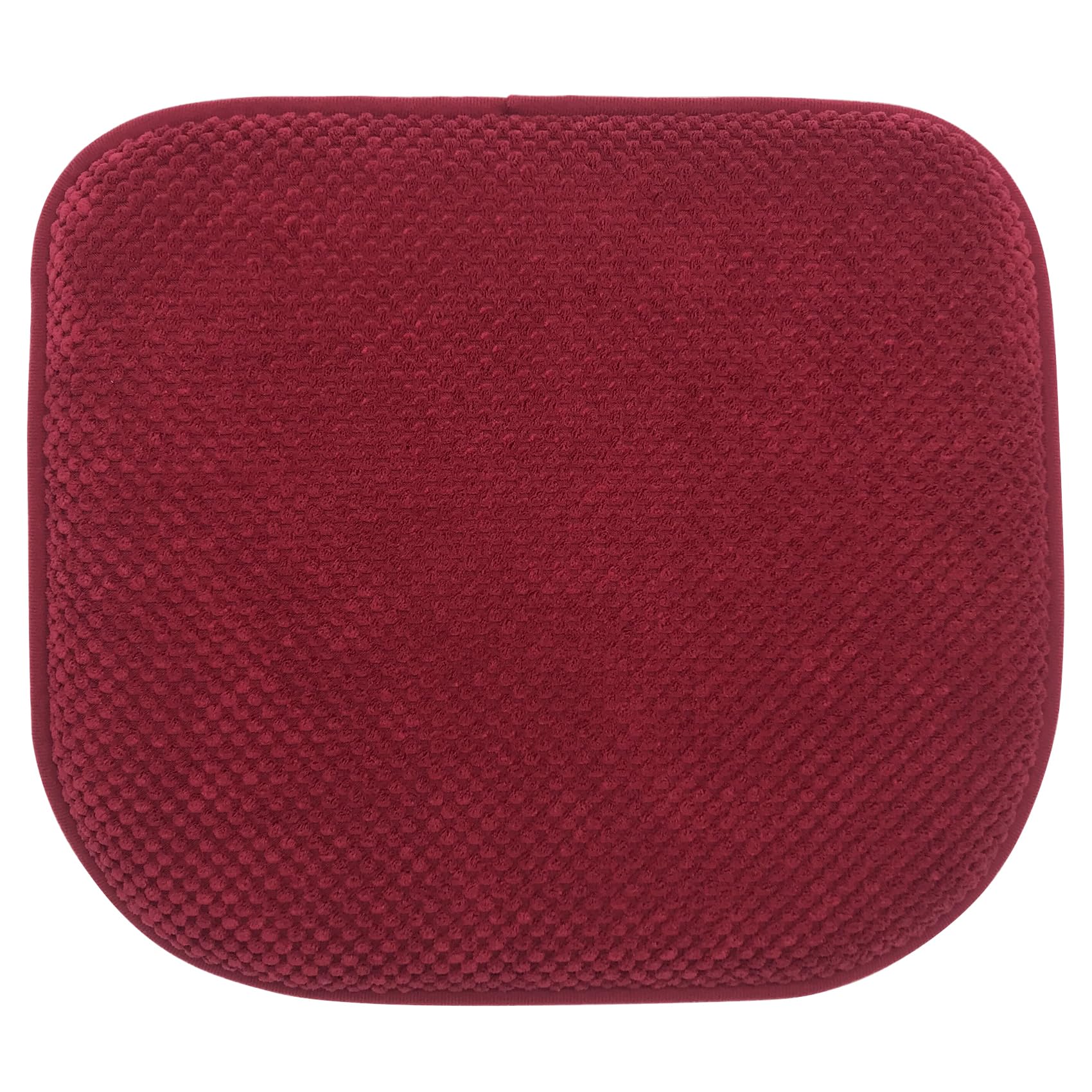 Snapklik.com : PAGGED Wine Red Foam Seat Cushions Kitchen Chairs Pads ...