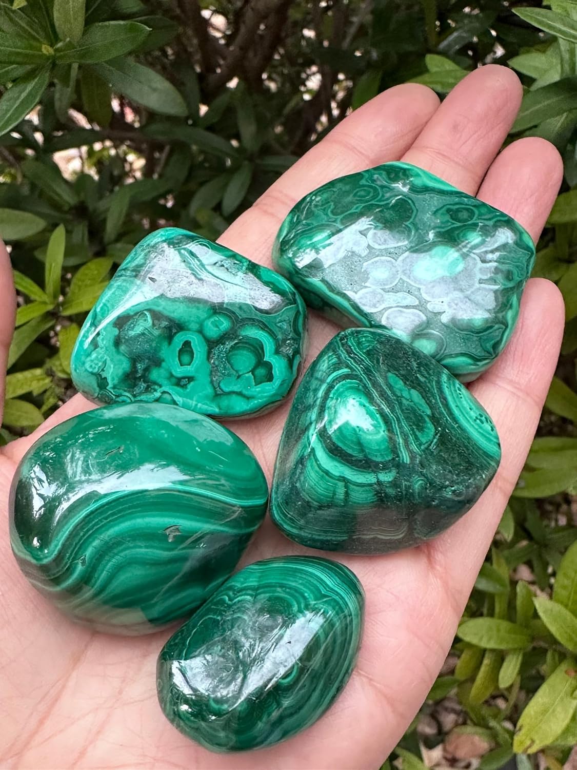 Amazon.com: GAF TREASURES Wholesale Malachite Pebble, Large Malachite ...