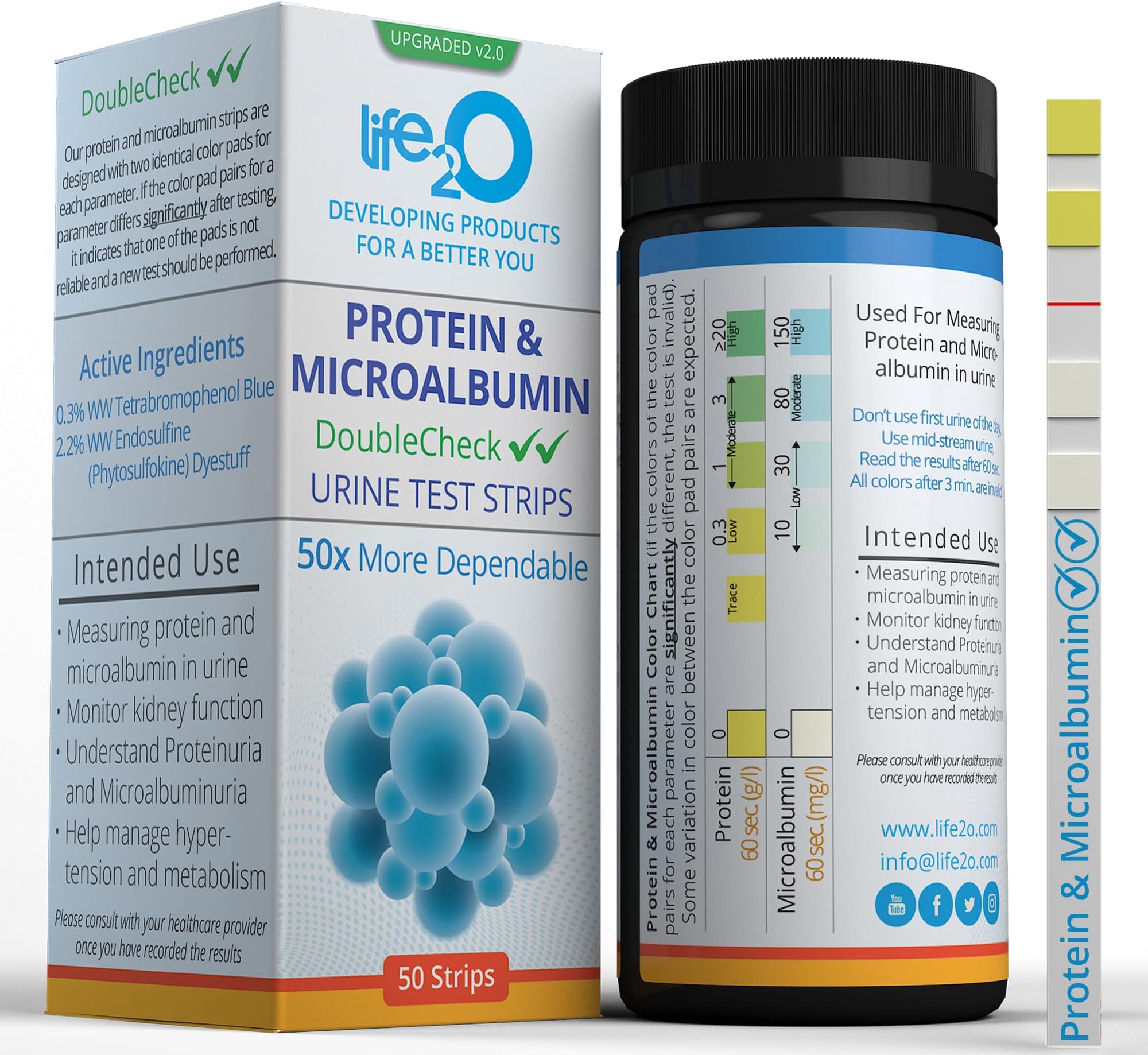 Amazon.com: Clinistix Kidney Health Test Kit, Urine Test Strips - Easy ...