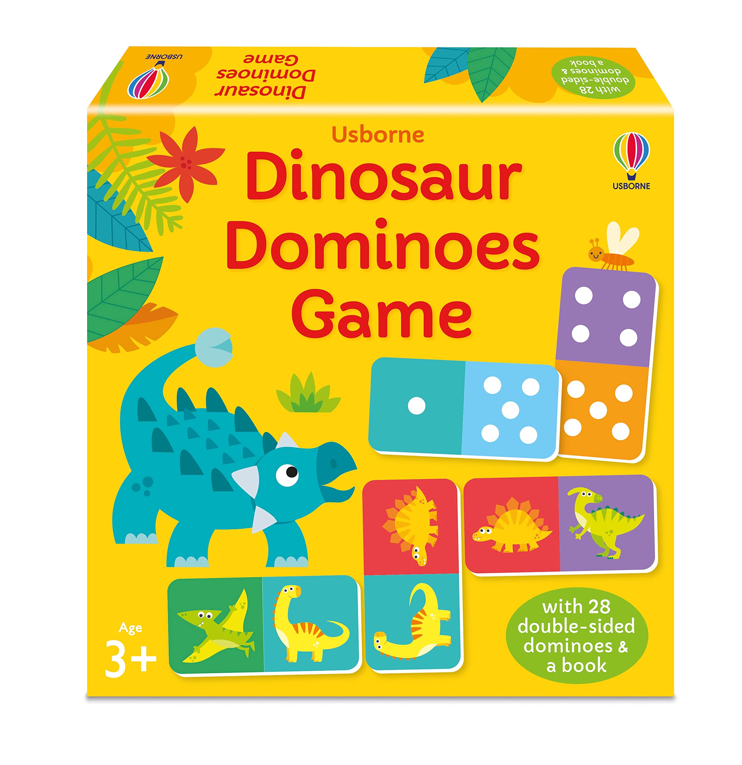 Amazon.com: Usborne Publishing Ltd Dinosaur Dominoes Game : Nolan, Kate ...