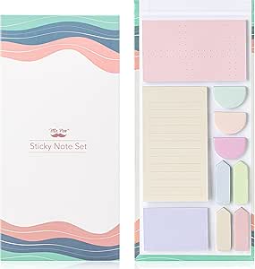 Amazon.com : Mr. Pen- Sticky Note Set, 400 pcs, Morandi Colors, Sticky ...