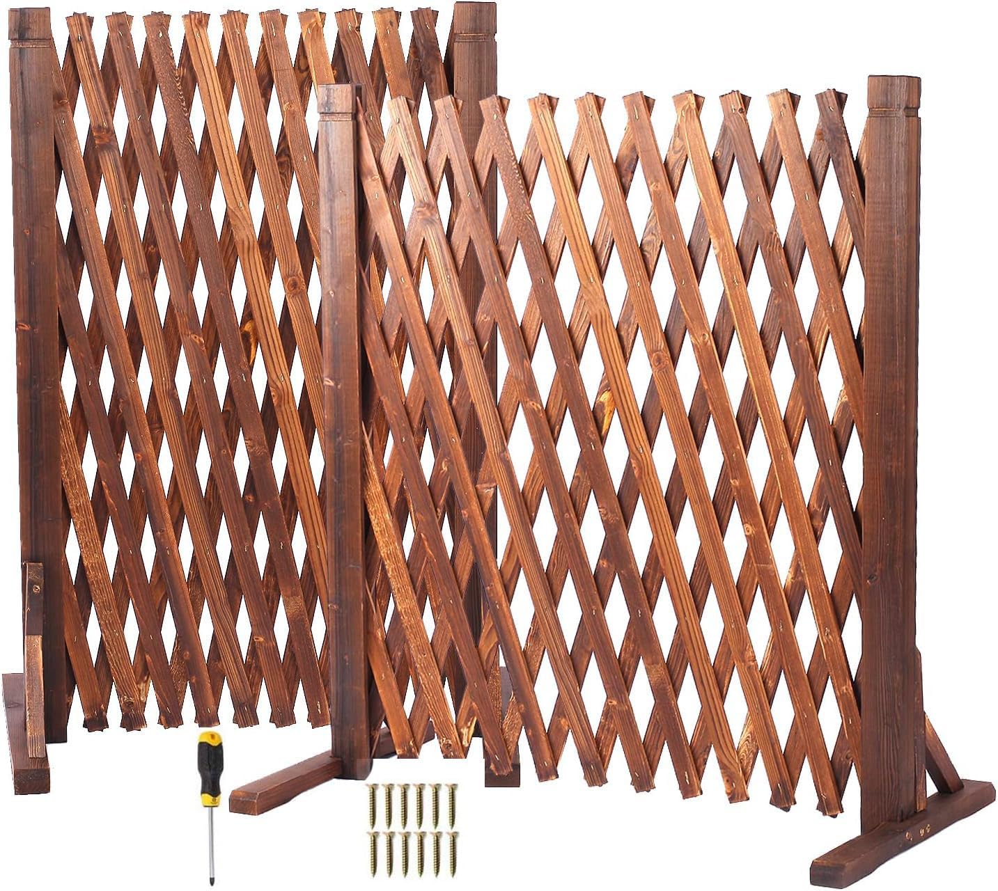 Amazon.com : MYOYAY 2PCS Extendable Instant Fence Expandable ...