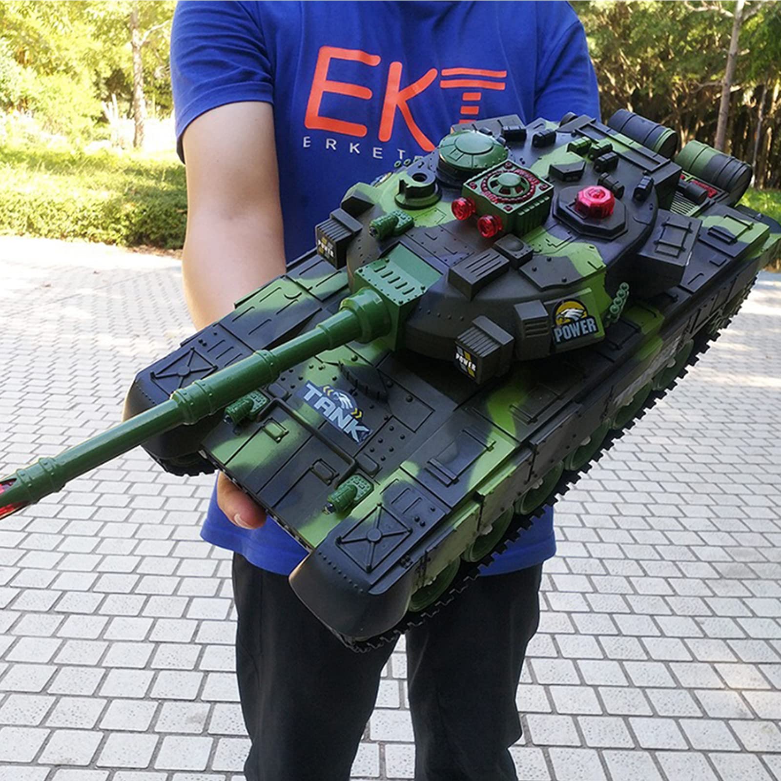 Petrloy 12 9 Inch Super Rc Tank Rechargeable Battle Launch | Desertcart ...