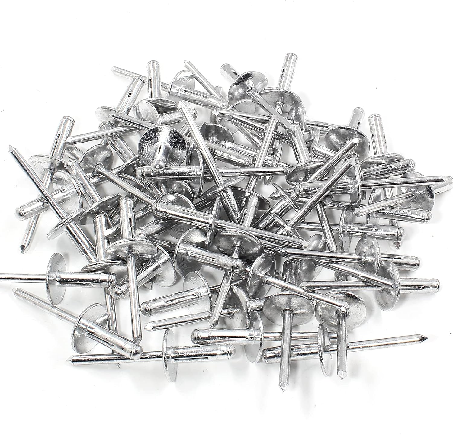 Amazon.com: Jiozermi 60 Pcs Aluminum Tri-Fold Rivets, 3/16" x 5/8" Tri ...