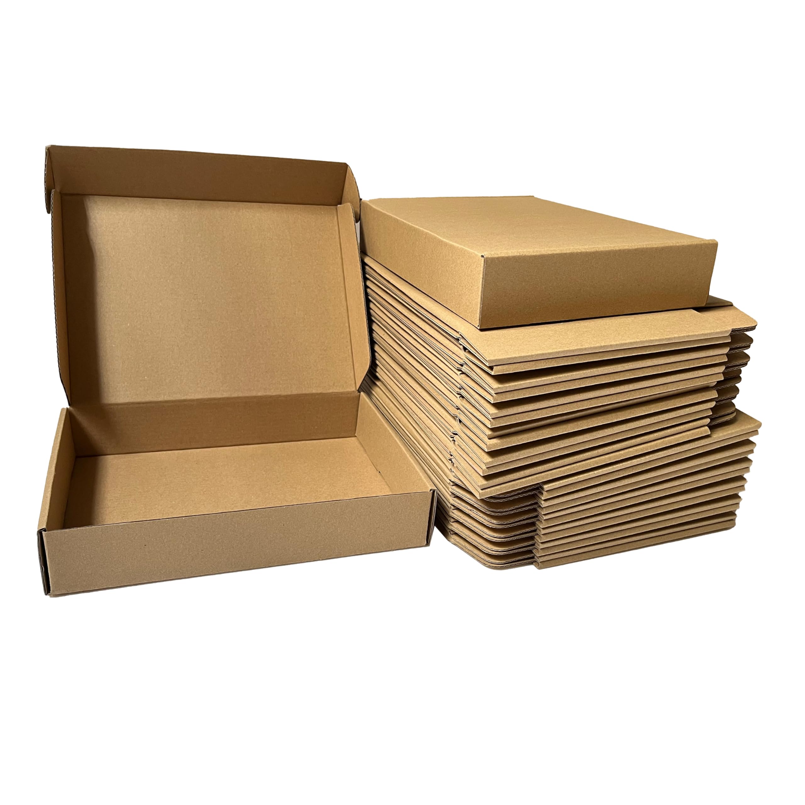 Amazon.com: easycustomerlee 9x6x2 50pcs Small Shipping Boxes Brown ...