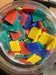 Amazon.com: Learning Resources Square Color Tiles, Counting, Sorting ...