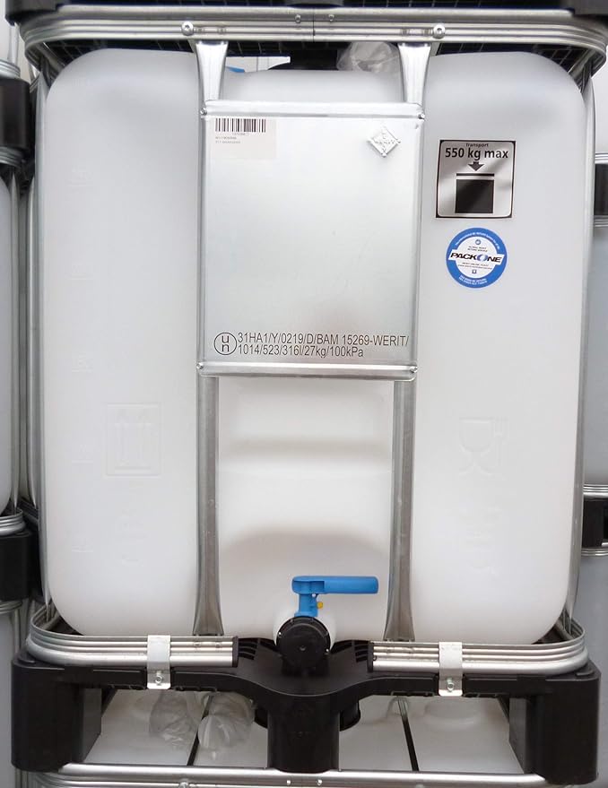 300l IBC Container auf Kunststoffpalette NEU: Amazon.de: Garten