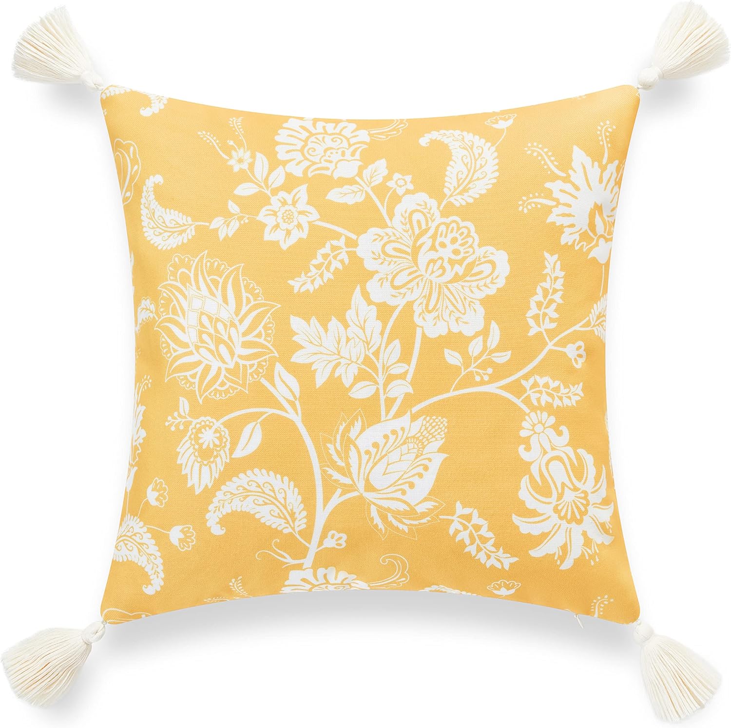 Amazon.com: Hofdeco Premium Coastal Patio Indoor Outdoor Throw Pillow ...