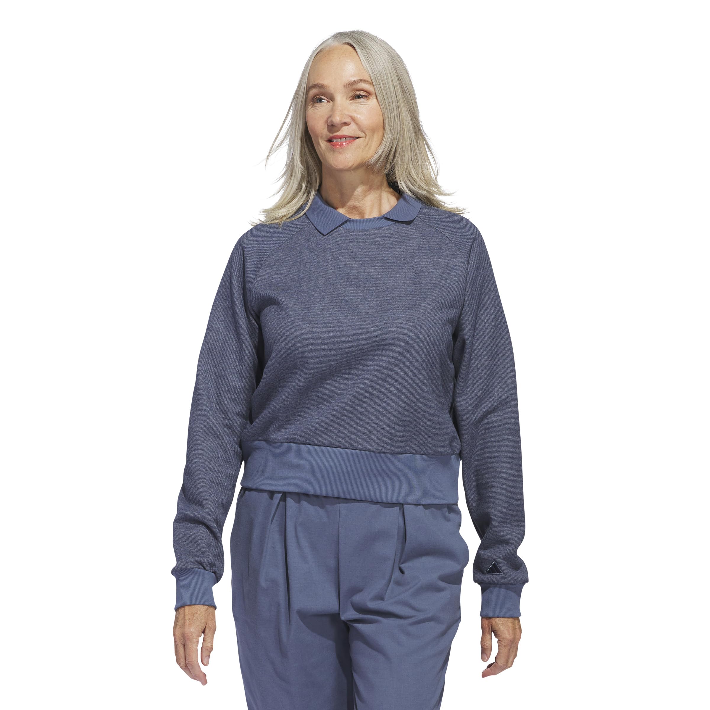 Adidas Go-To Sweatshirt Preloved Ink Outerwear Women L | eBay