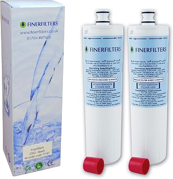 2 x Finerfilters Compatible Abode Water Filter Cartridge (AT2002 ...