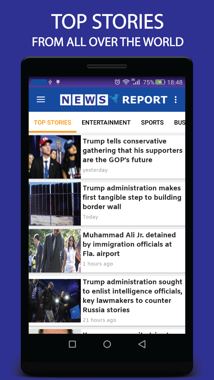 News Report: Breaking US & World News - App on Amazon Appstore