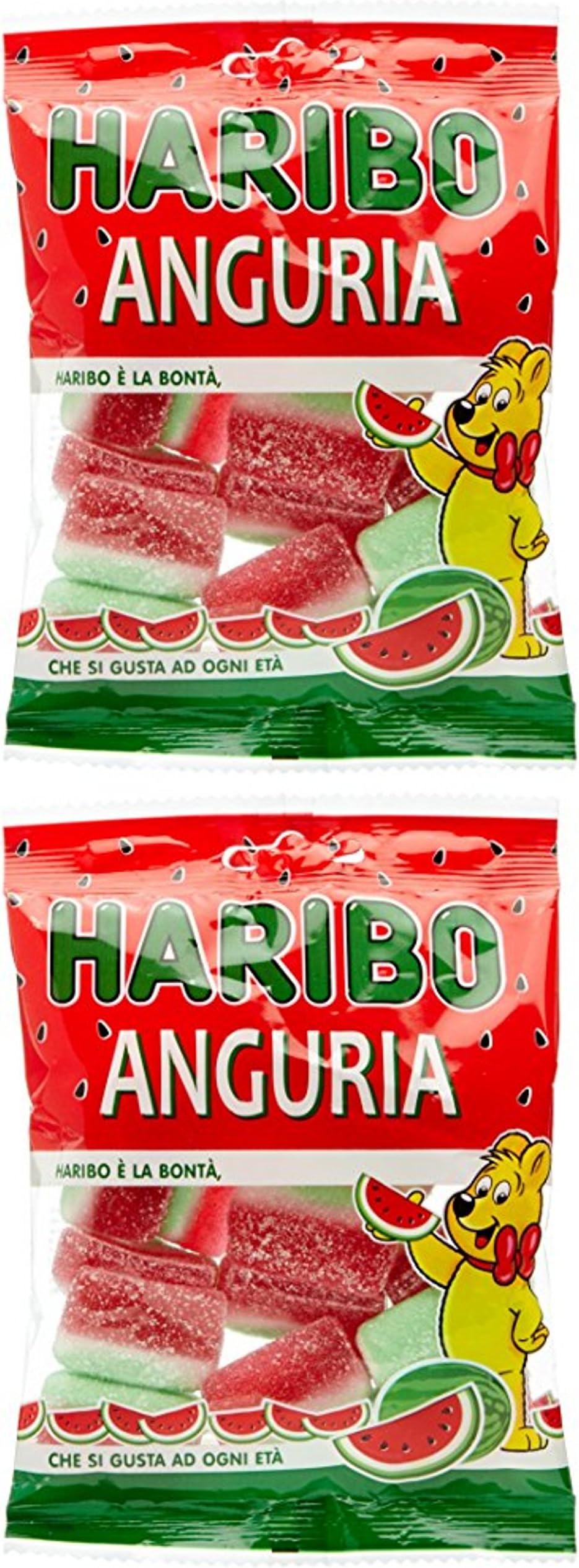 Amazon.com : Haribo Watermelon Gummy Candy, 4.1oz Bag (Pack of 12 ...