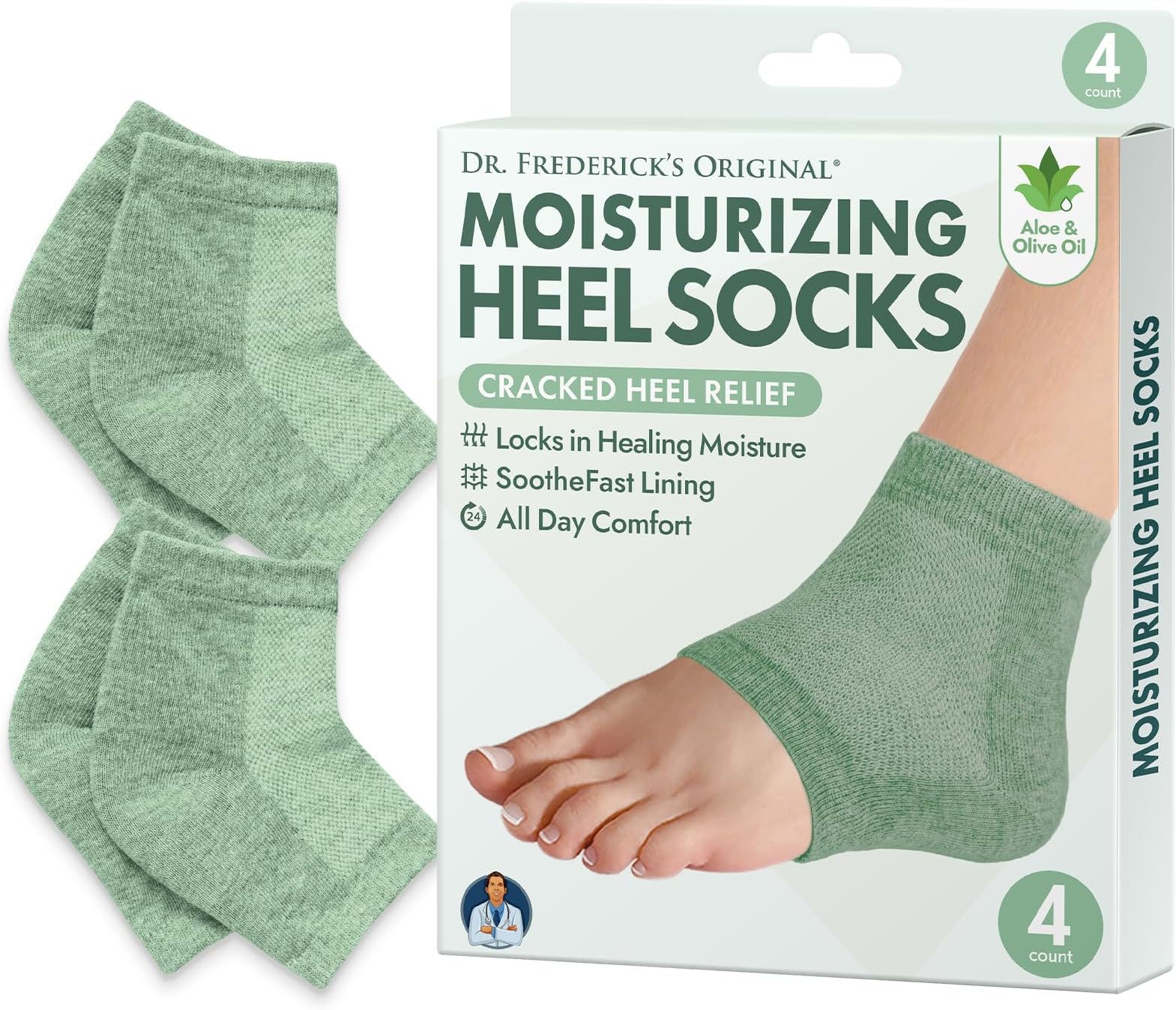 Amazon.com: Earth Therapeutics Aloe Vera Socks – Infused with natural ...