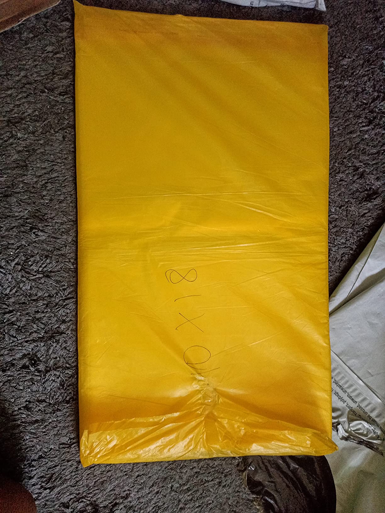 DIVYANA 14x18 inch Transparent Self Adhesive Resealable Plastic Pouch ...