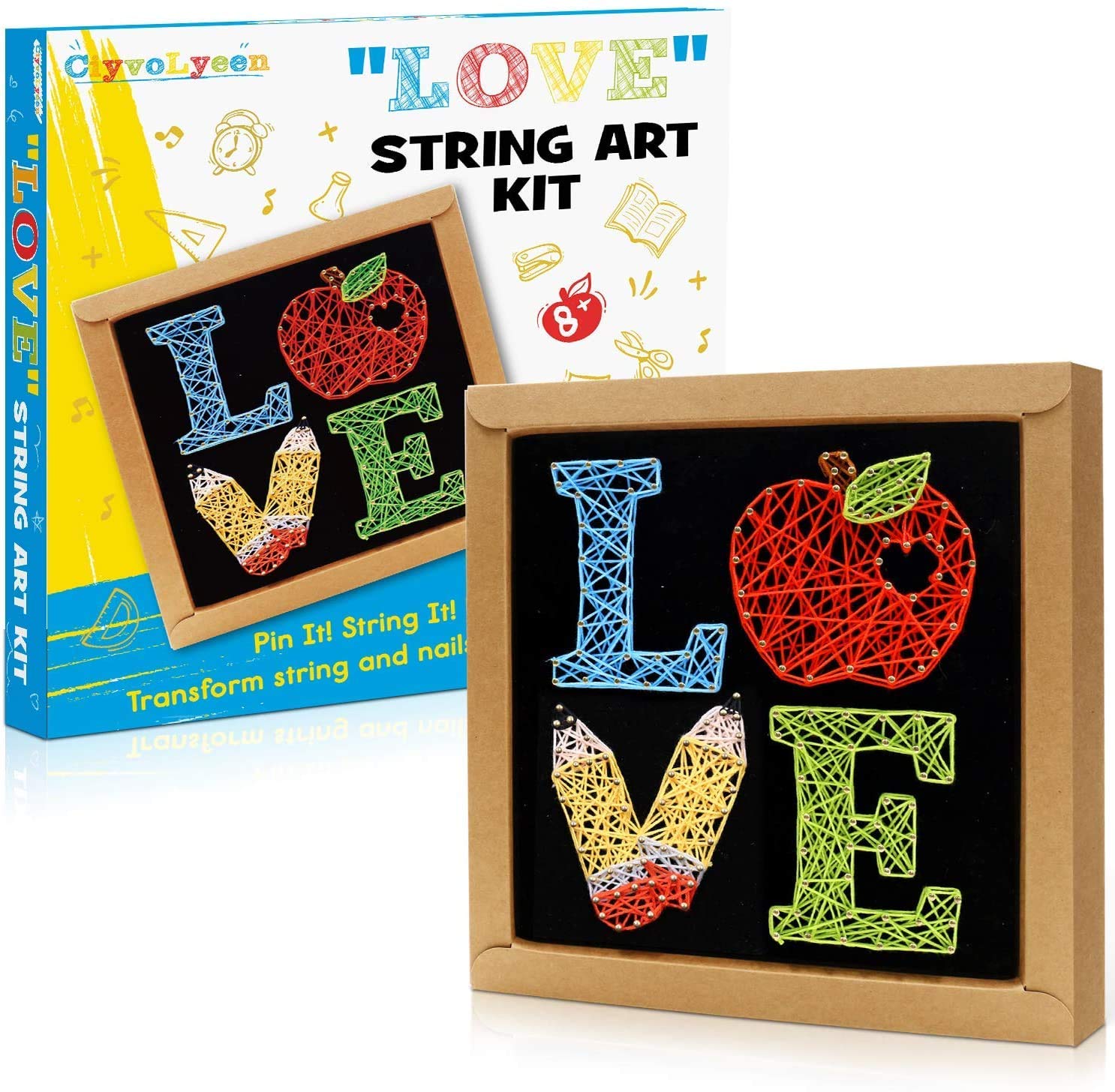 Buy CiyvoLyeen String Art Kit Teacher Appreciation Gifts Apple Pencil ...