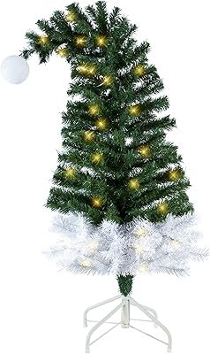 Amazon.com: Mini White Christmas Tree, Small Flocked Christmas Tree ...