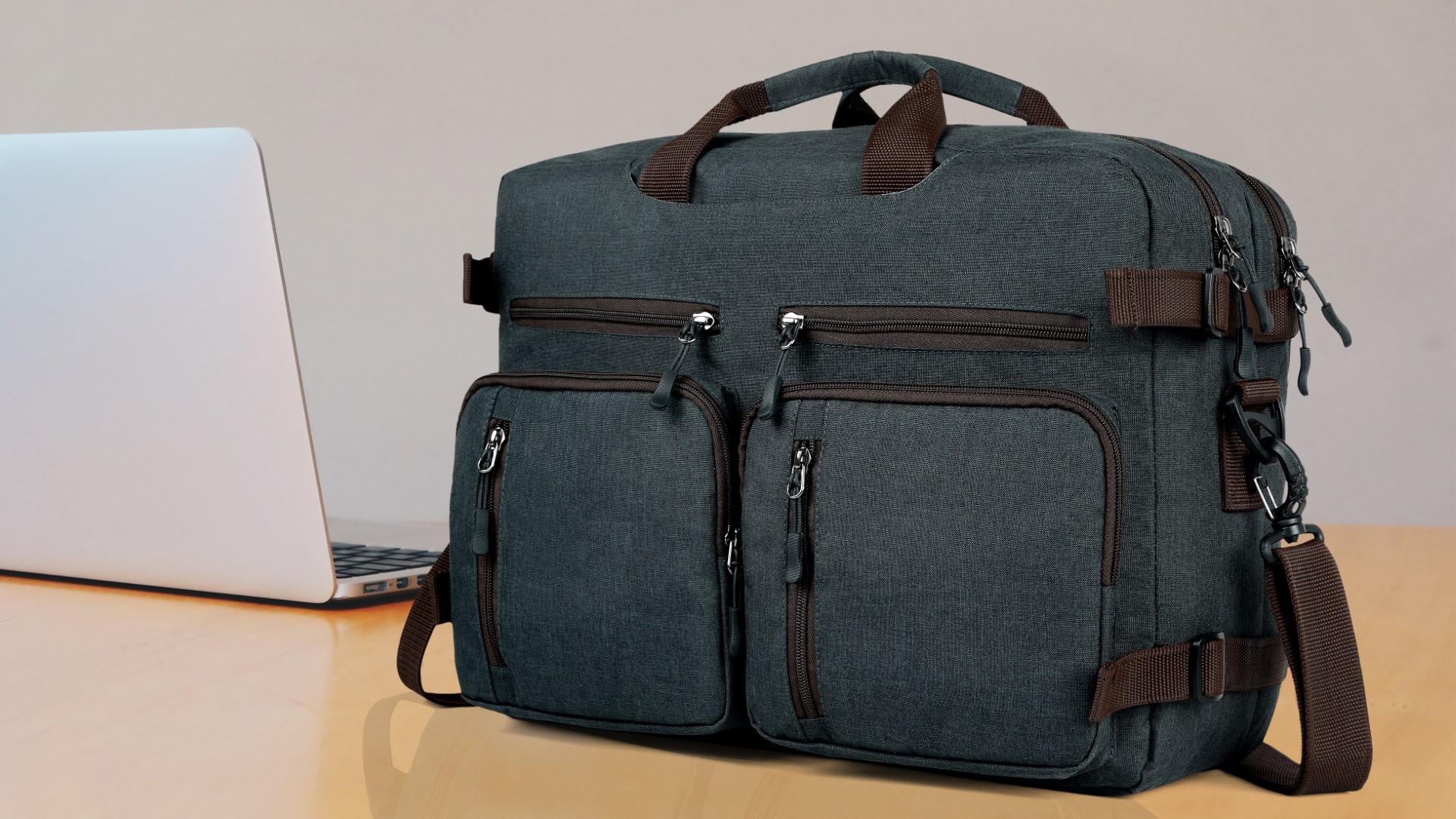 Watch Fatmug Retric Convertible Messenger Bag - Dark Grey on Amazon Live