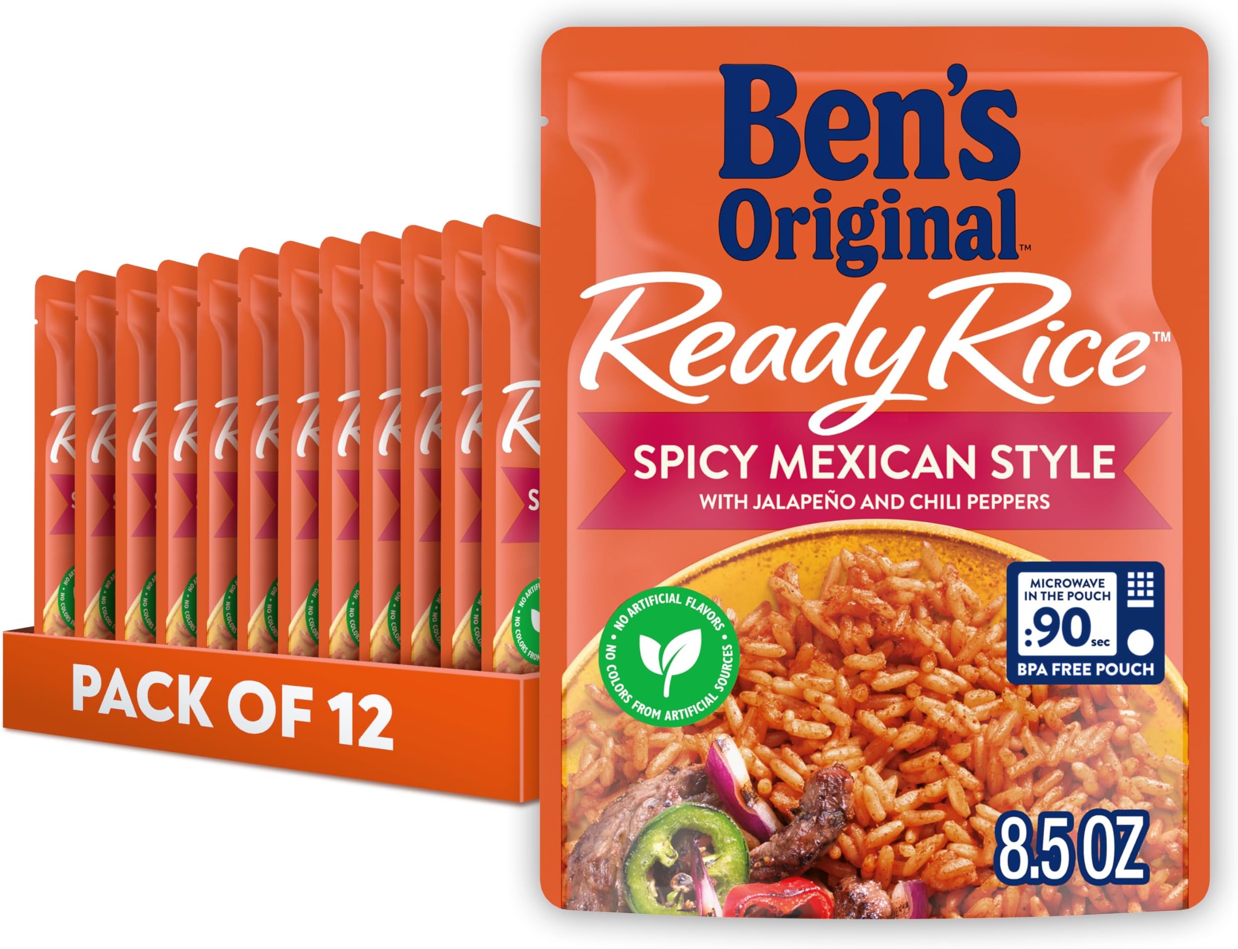 Amazon.com : BEN'S ORIGINAL Ready Rice Spicy Mexican Style Flavored ...