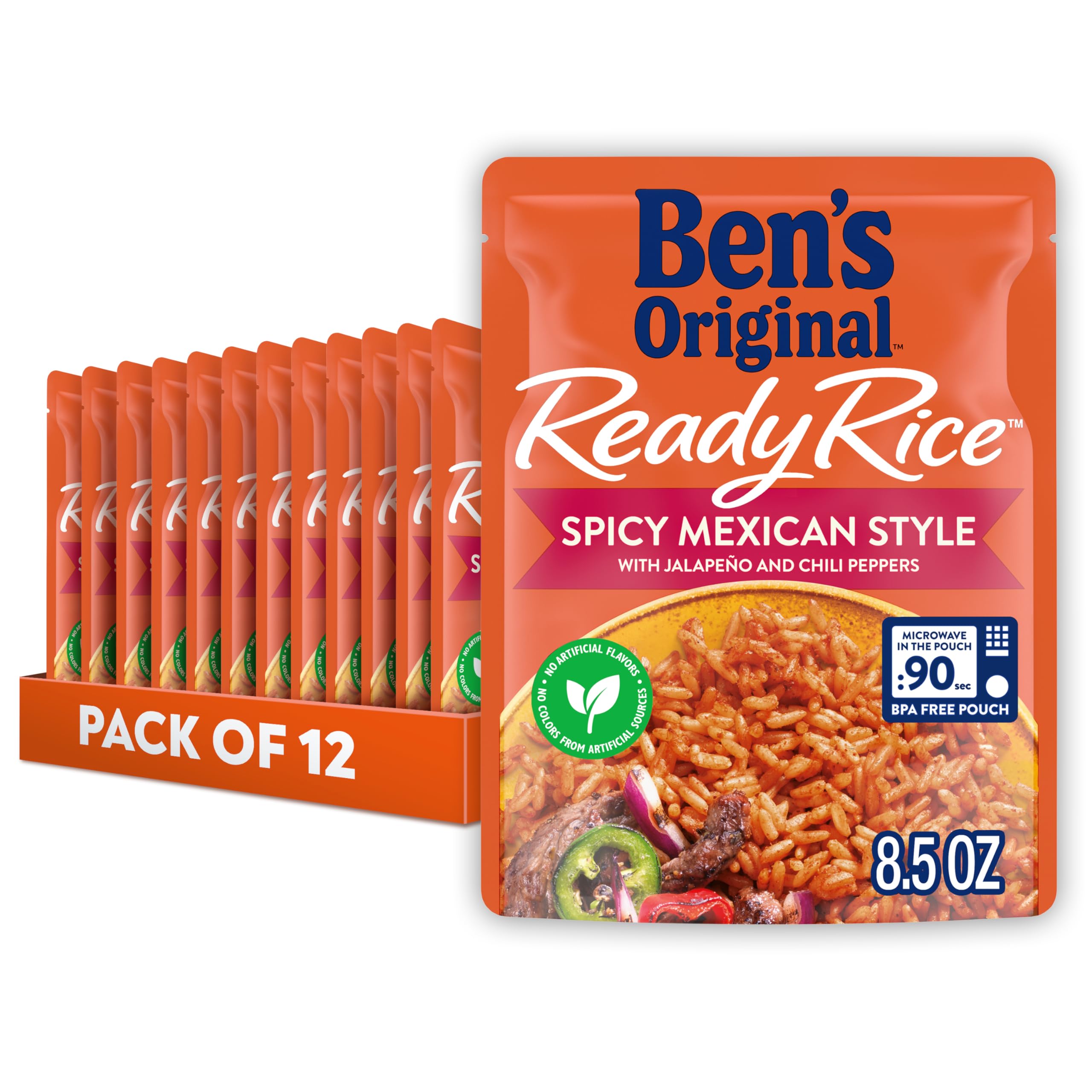 Amazon.com : BEN'S ORIGINAL Ready Rice Spicy Mexican Style Flavored ...
