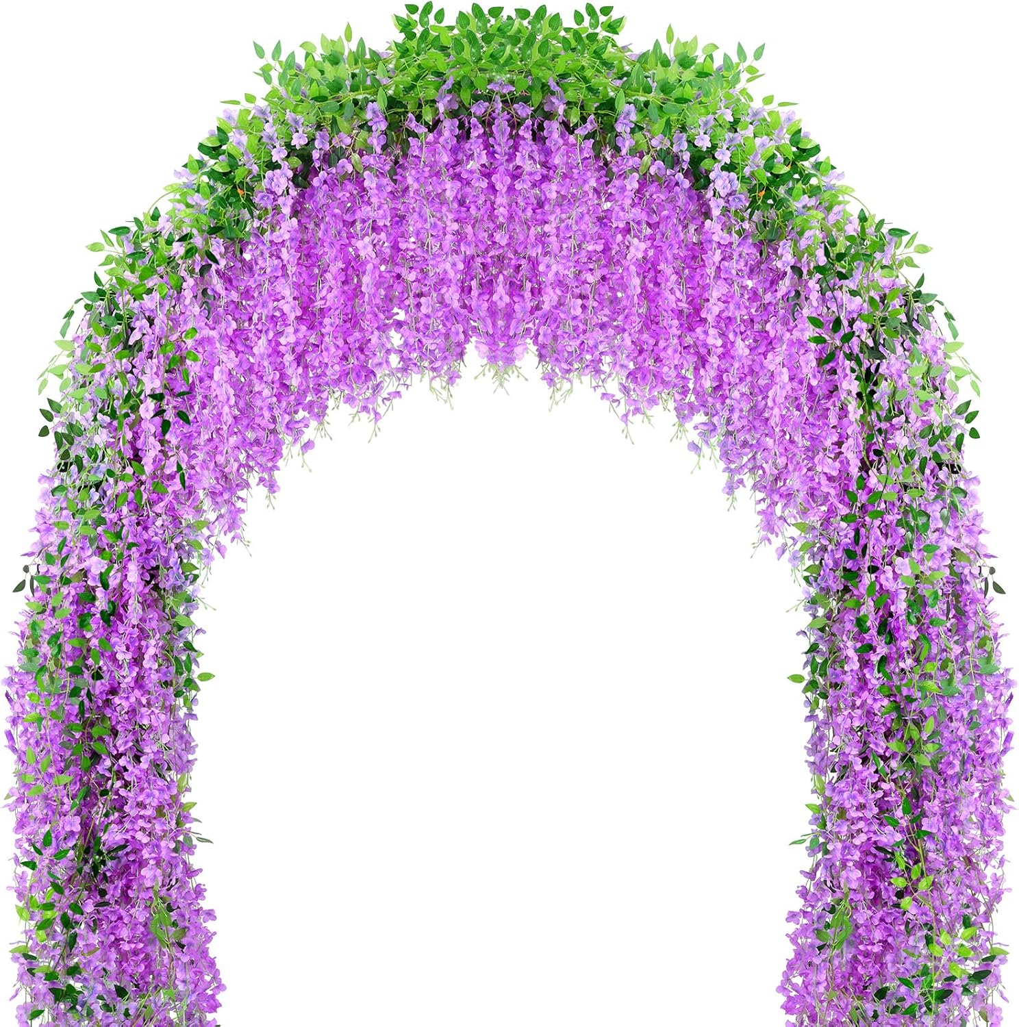Amazon.com: HLAONU 150 Branches Wisteria Hanging Flowers,10Pcs Total ...