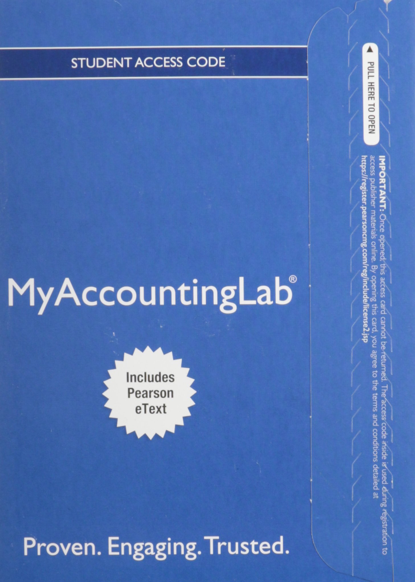 NEW MyLab Accounting with Pearson eText - Access Card - for Financial ...