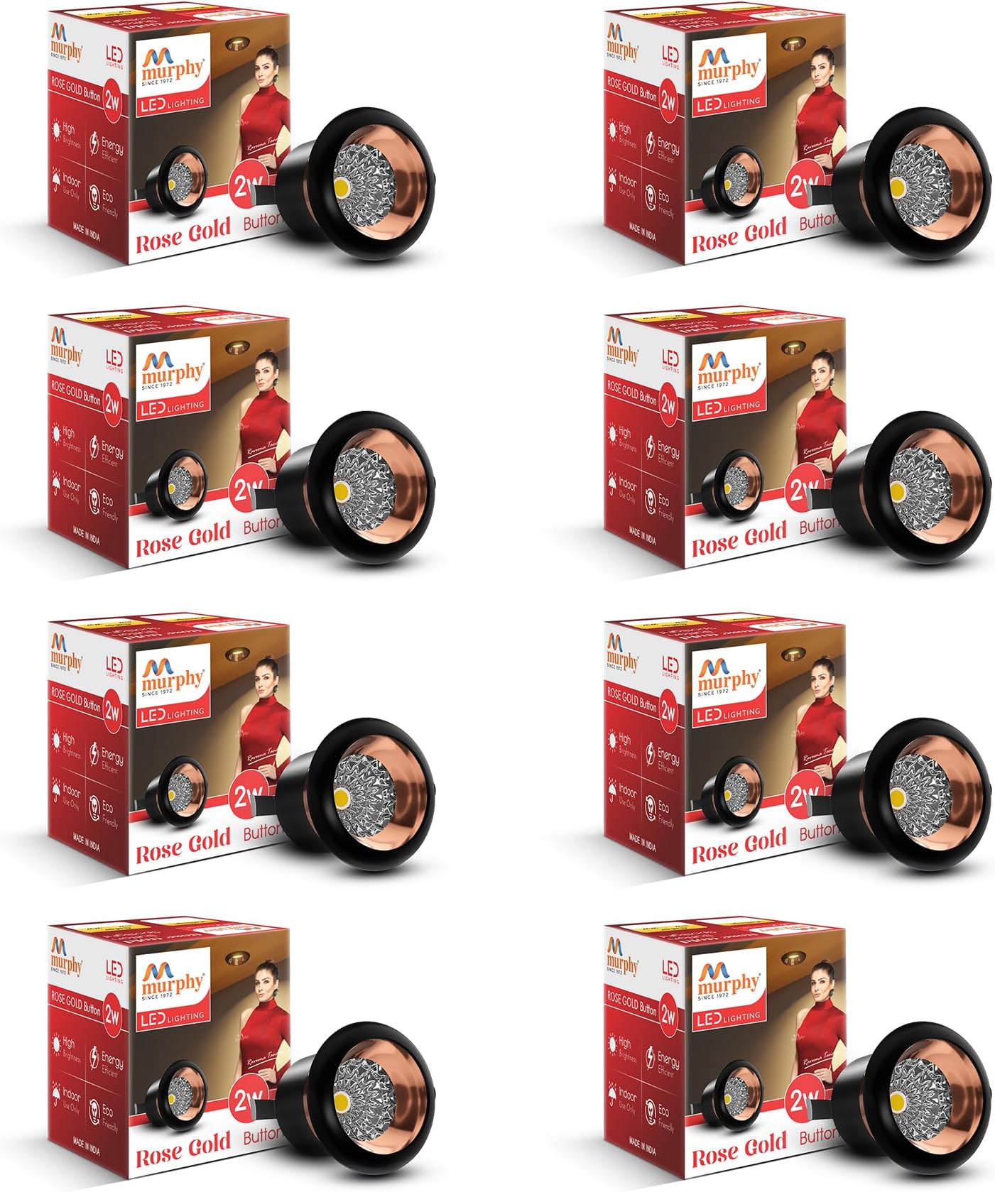 Buy PHILIPS 2W LED Light, Warm White (58914) Flanged Bulb Base, Pack of ...