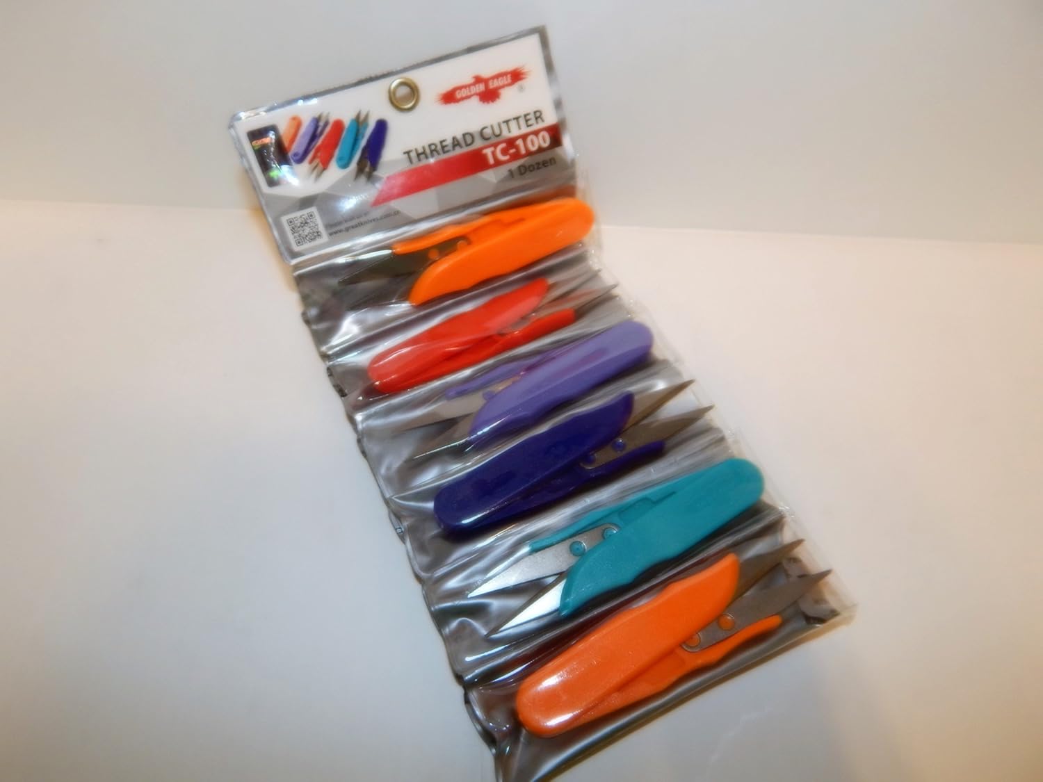 Amazon.com: 12 Golden Eagle Multi Color Nippers CLIPPERS / SEWING ...