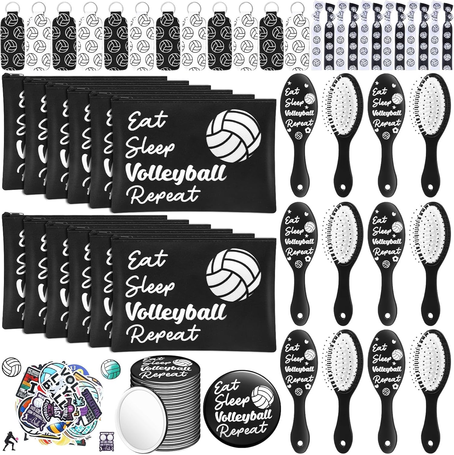 Amazon.com: Tioncy 110 Pcs Volleyball Party Favors Set Volleyball Gifts ...