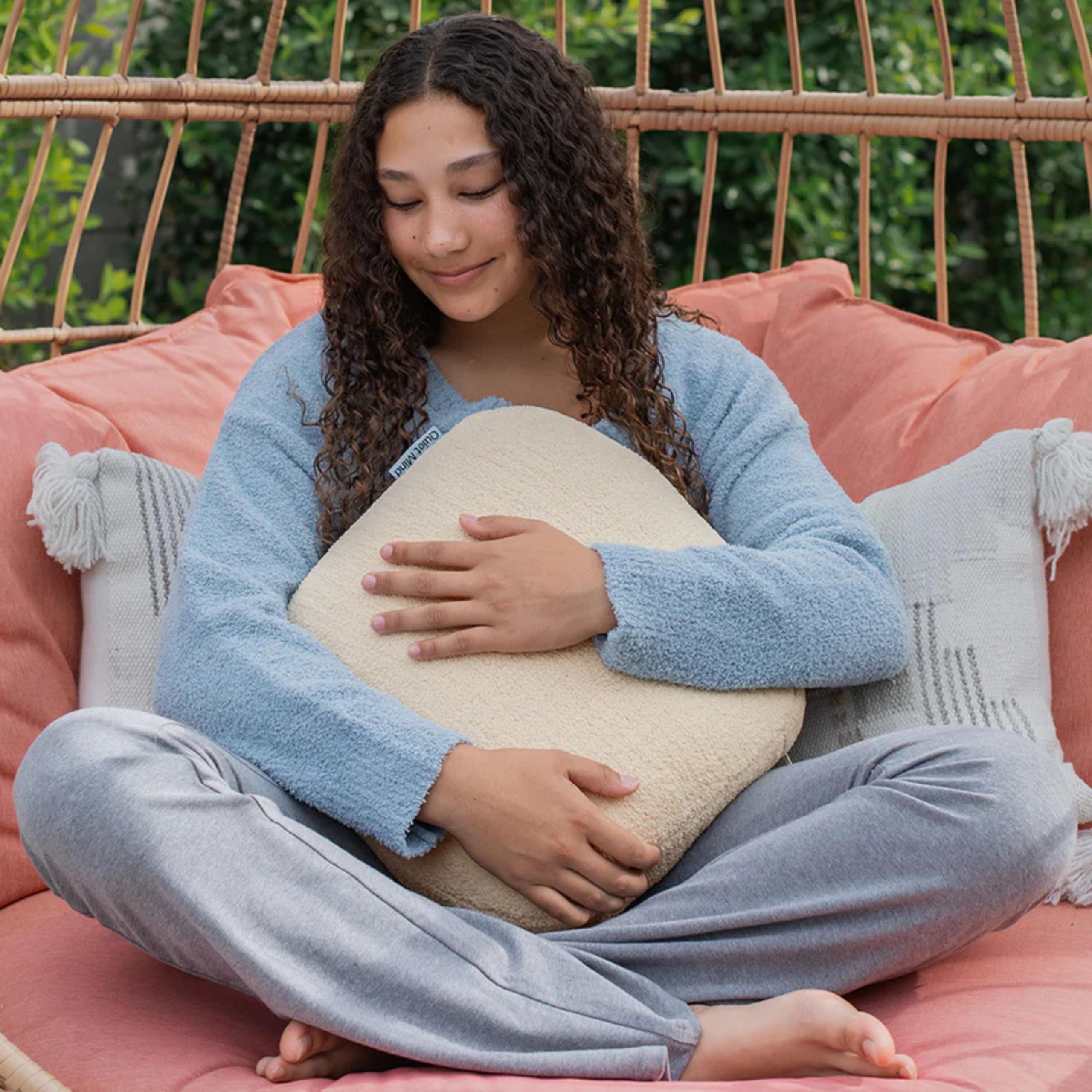 Amazon.com: 3HQ Lavender Weighted Pillow for Adults & Kids - 3.3lb ...