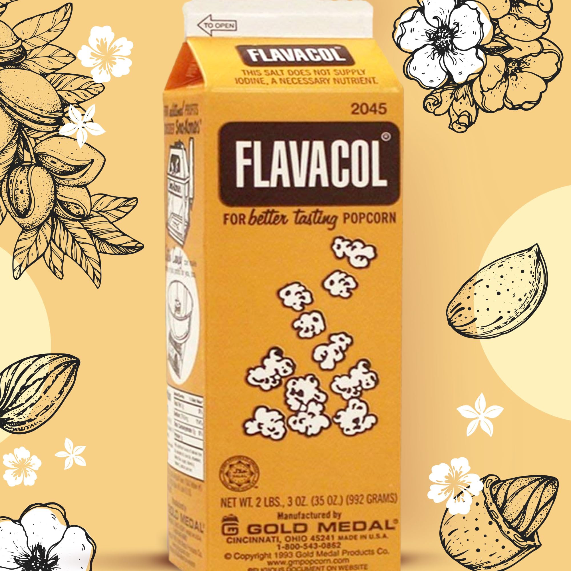 Flavacol Popcorn Salt Flavacol Smørsmak Popcornsalt | Partyking