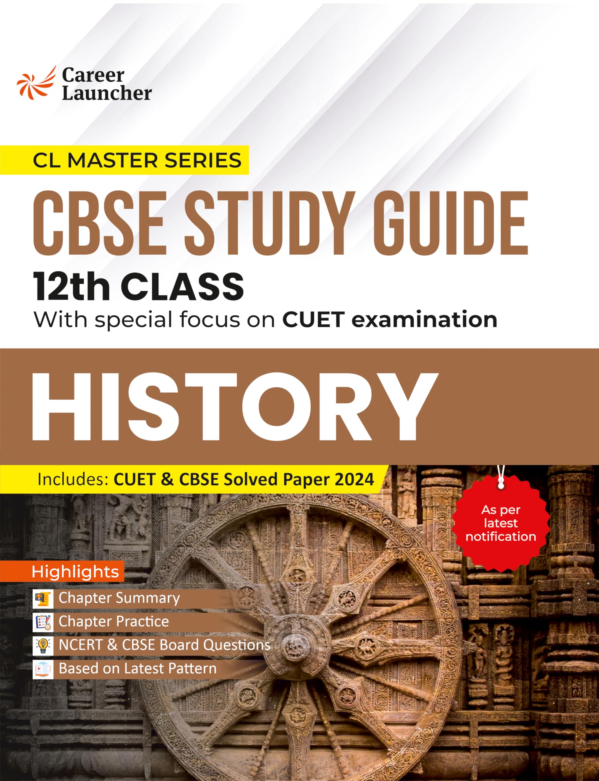 GKP Board plus CUET 2025 CL Master Series - Class 12 - History (CBSE ...