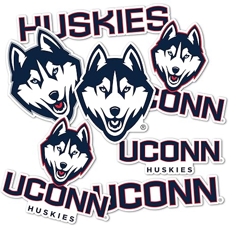 Amazon.com: University of Connecticut Sticker UConn Huskies Stickers ...